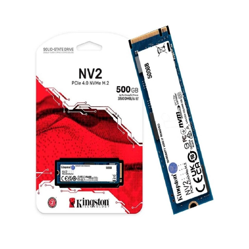 SSD KINGSTON NV2 500GB PCIE 4.0 NVME M.2 - Compulab Technology