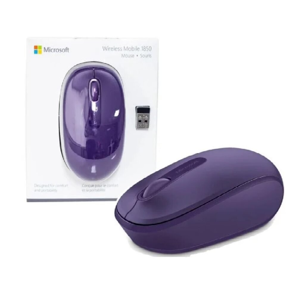MOUSE MICROSOFT 1850 WIRELESS PURPLE - Compulab Technology