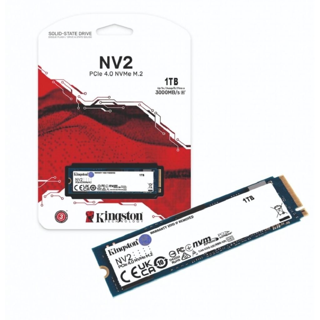 SSD KINGSTON NV2 1TB PCIEX 4.0 NVME M.2 - Compulab Technology