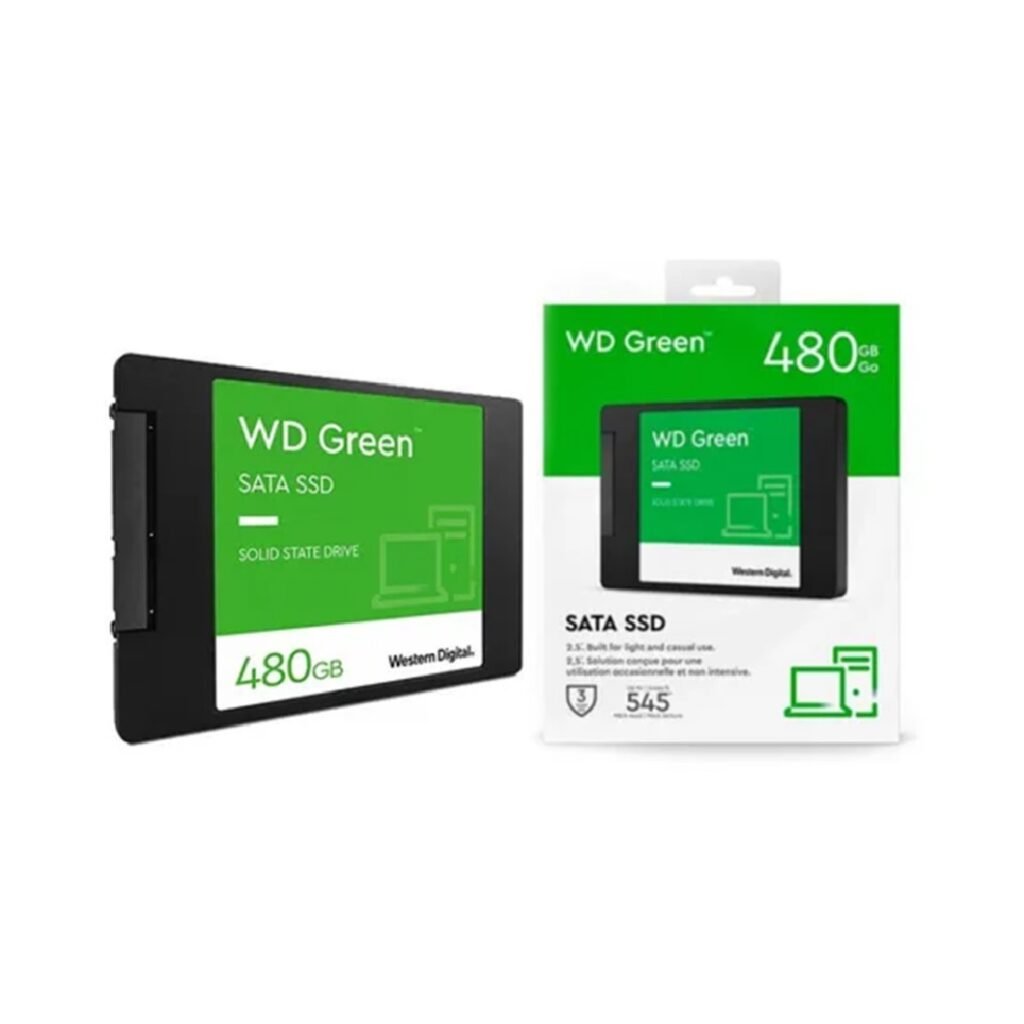 SSD WESTERN DIGITAL 480GB 2.5" GREEN SATA3 - Compulab Technology
