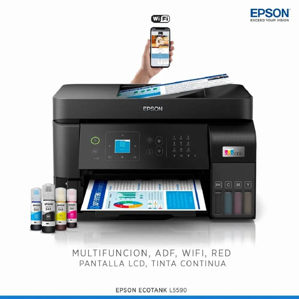 IMPRESORA EPSON L5590 WIFI/RED/MULTIFUNCION - Compulab Technology