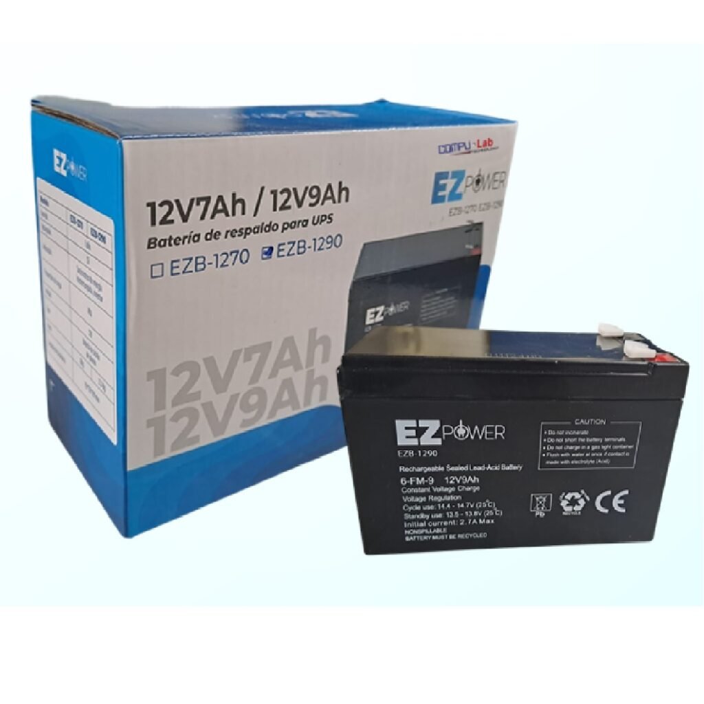 BATERIA EZ POWER EZB-1290 PARA UPS 12V 9AH - Compulab Technology
